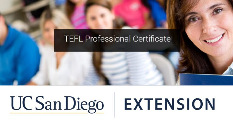 【2026年】6ヶ月間の英語教授法｜UCSDエクステンション｜手数料無料